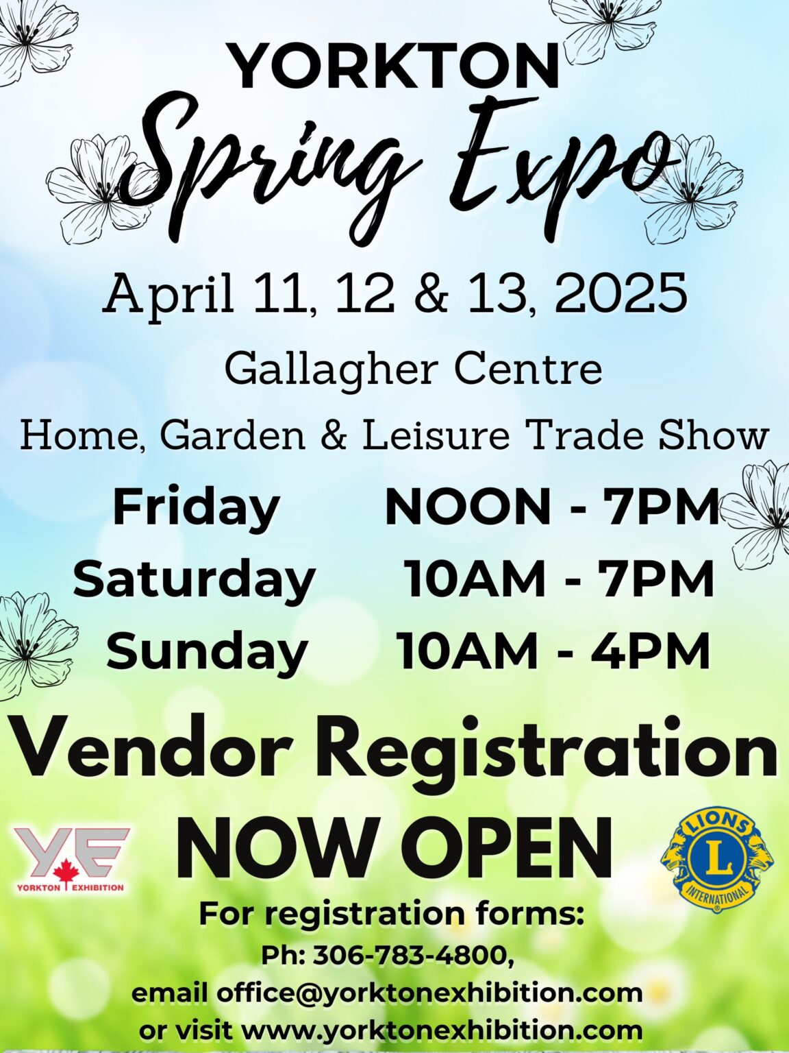 Spring Expo – Yorkton Agricultural & Industrial Exhibition Association Ltd.